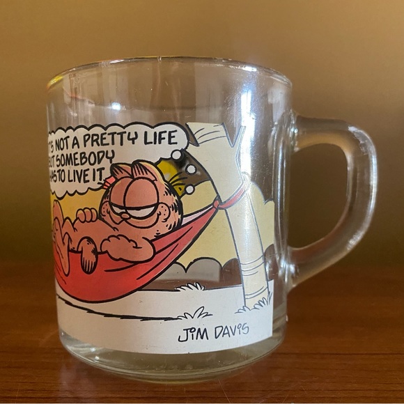 Kitchen | Vintage Garfield Mug 1978 Garfield Mcdonalds Mug 197s Glass ...